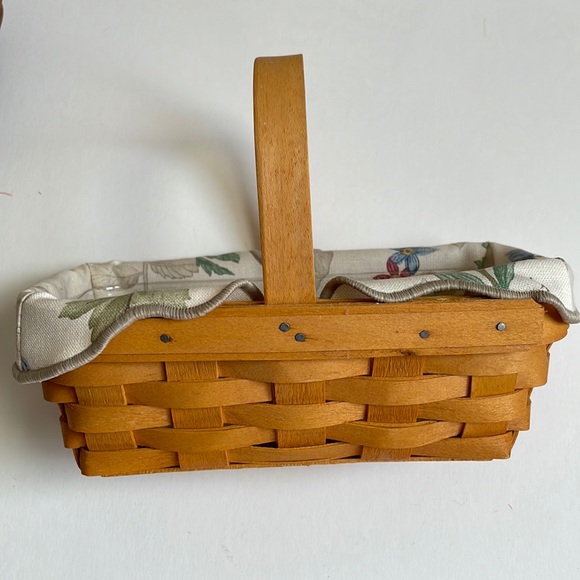 Longaberger | Accents | Longaberger Small Light Colored Basket With ...